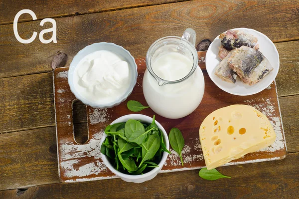 Calcium Rich Foods Sources — Stock Photo © bit245 #98997912