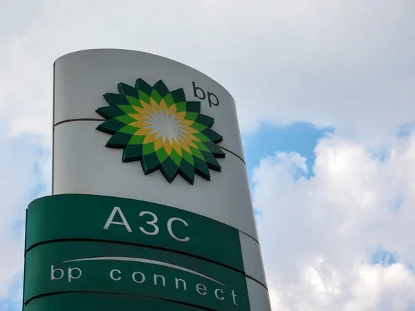 BP - British Petroleum gas station in summer day – Stock Editorial ...