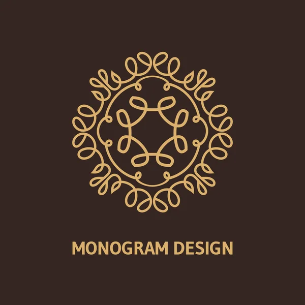 Vector monogram design elements Vector Art Stock Images | Depositphotos