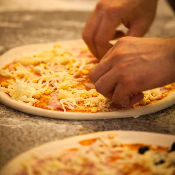 Making pizza Stock Photos, Royalty Free Making pizza Images ...