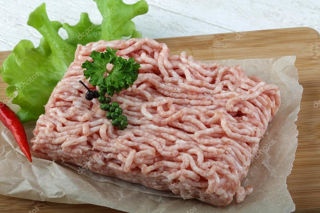 Raw minced meat Stock Photo by ©AndreySt 100413634