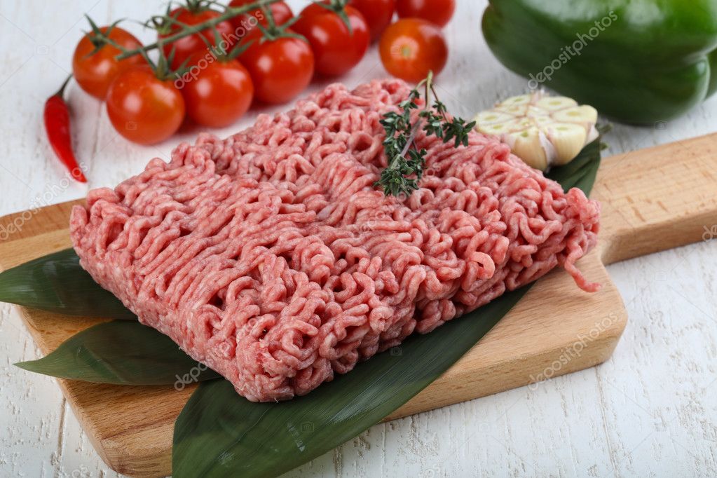 Micned raw Beef Stock Photo by ©AndreySt 109717716