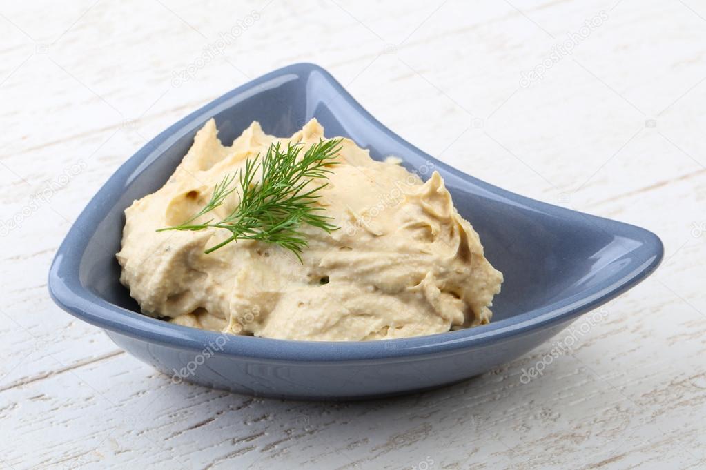 Arabic traditional cuisine - hummus Stock Photo by ©AndreySt 117809922