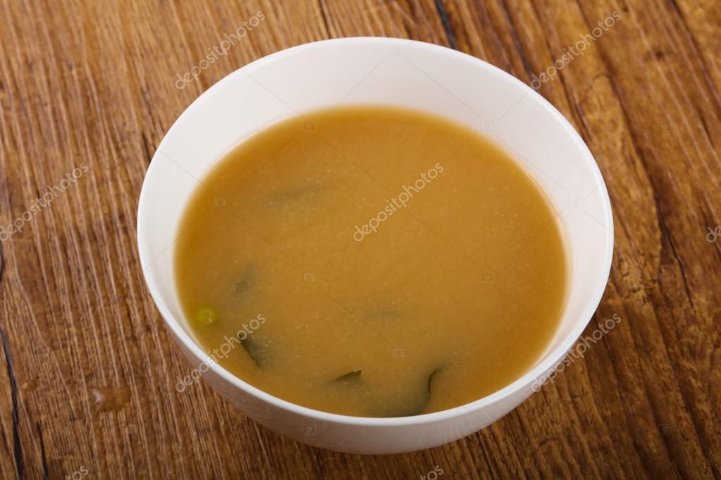 Traditional Miso soup — Stock Photo © AndreySt #124093298