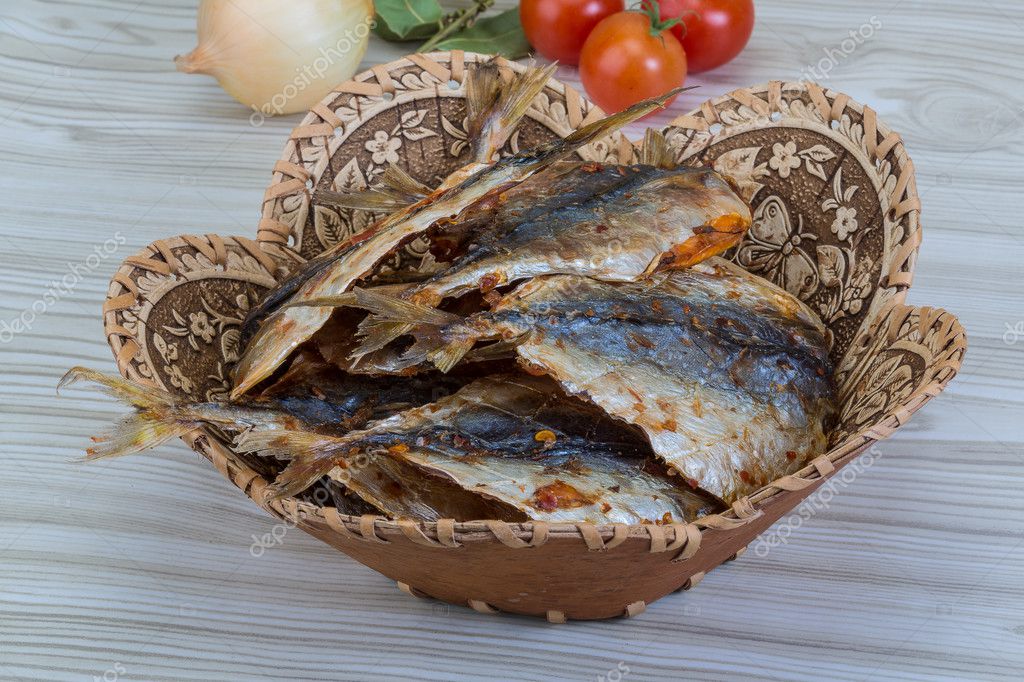 Dry fish — Stock Photo © AndreySt #65730979