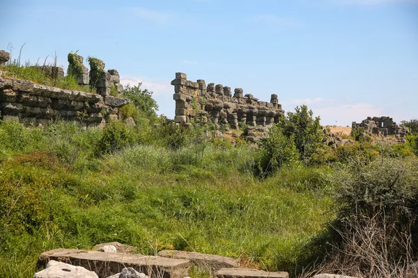 Ancient Side ruins in Turkey Stock Photo by ©AndreySt 90715636