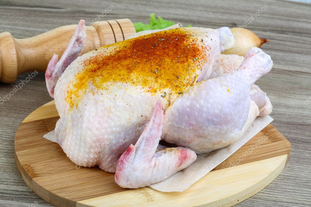Raw chicken — Stock Photo © AndreySt #85126758