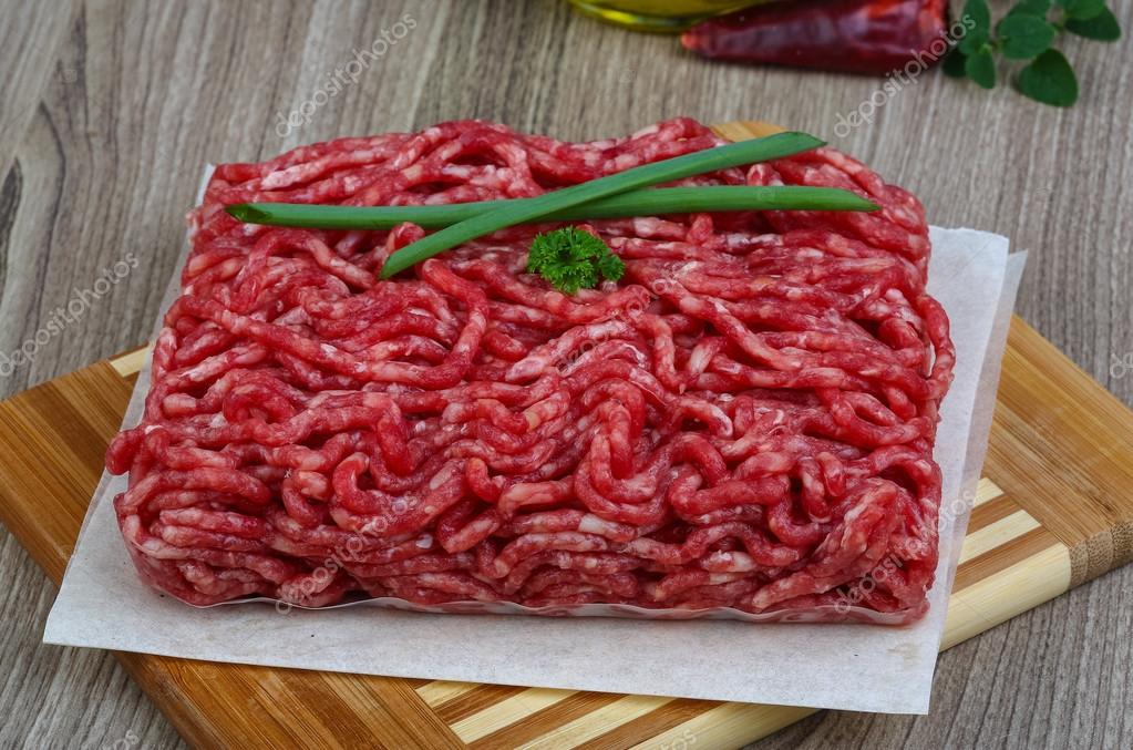 Minced beef meat Stock Photo by ©AndreySt 90491246