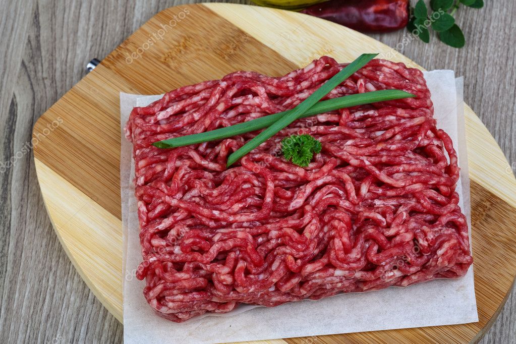 Minced beef meat Stock Photo by ©AndreySt 92051608