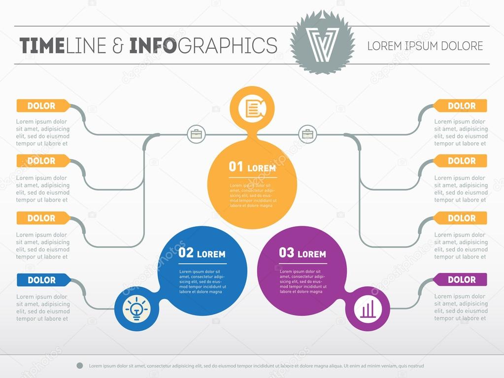 Infographic of technology or education process Stock Vector by ...