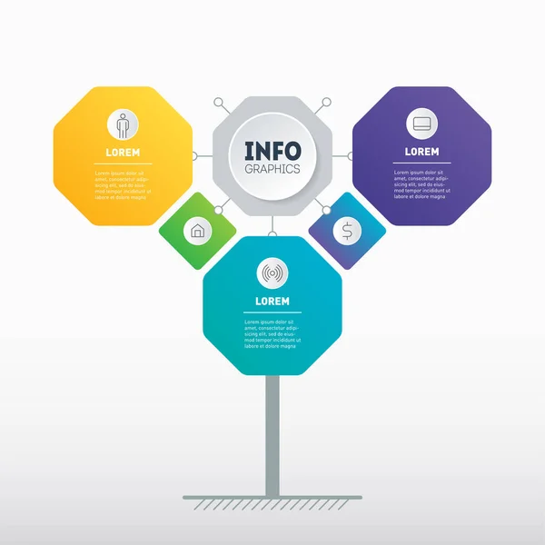 Web Template Tree Info Chart Diagram Infographic Technology Education ...