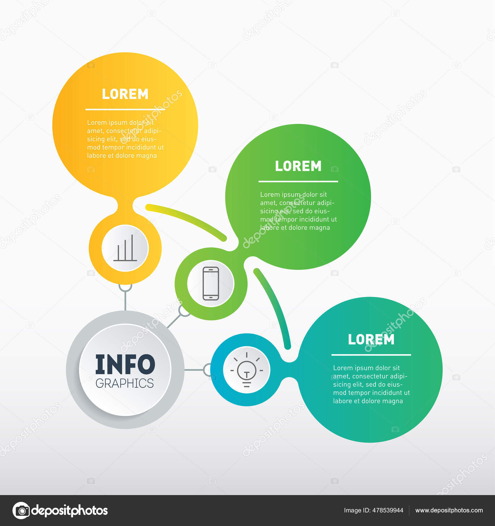 Template Service Tree Info Chart Info Graphic Technology Education ...