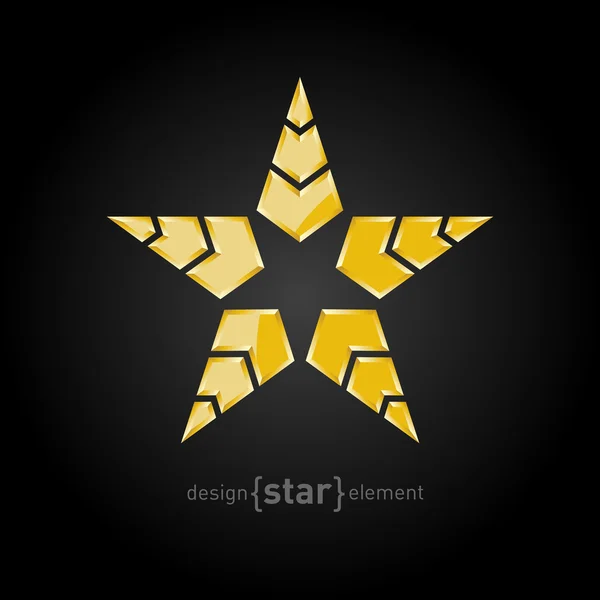 Star ribbon logo Stock Vector Image by ©thebackground #65072347