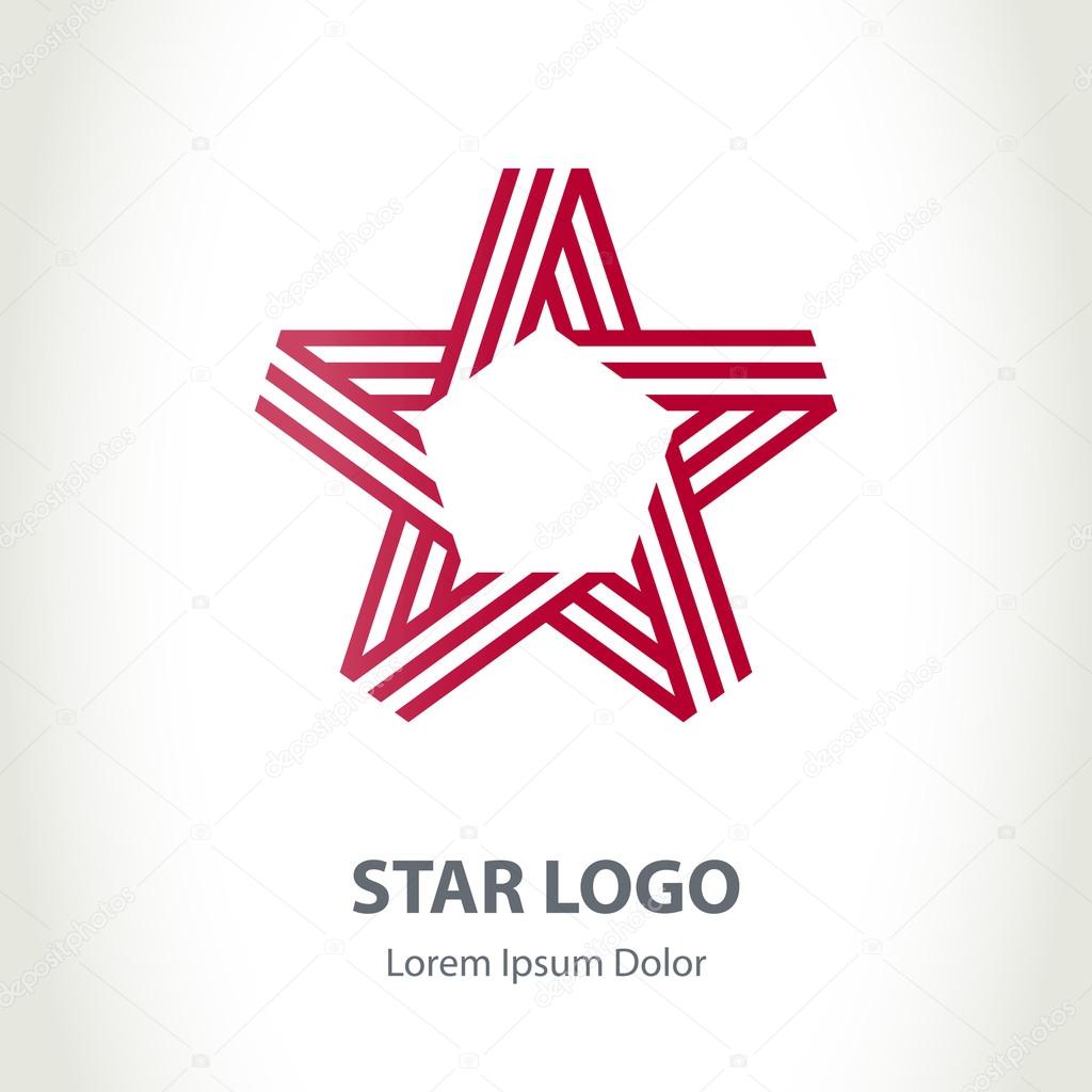 Star ribbon logo Stock Vector Image by ©thebackground #65072347