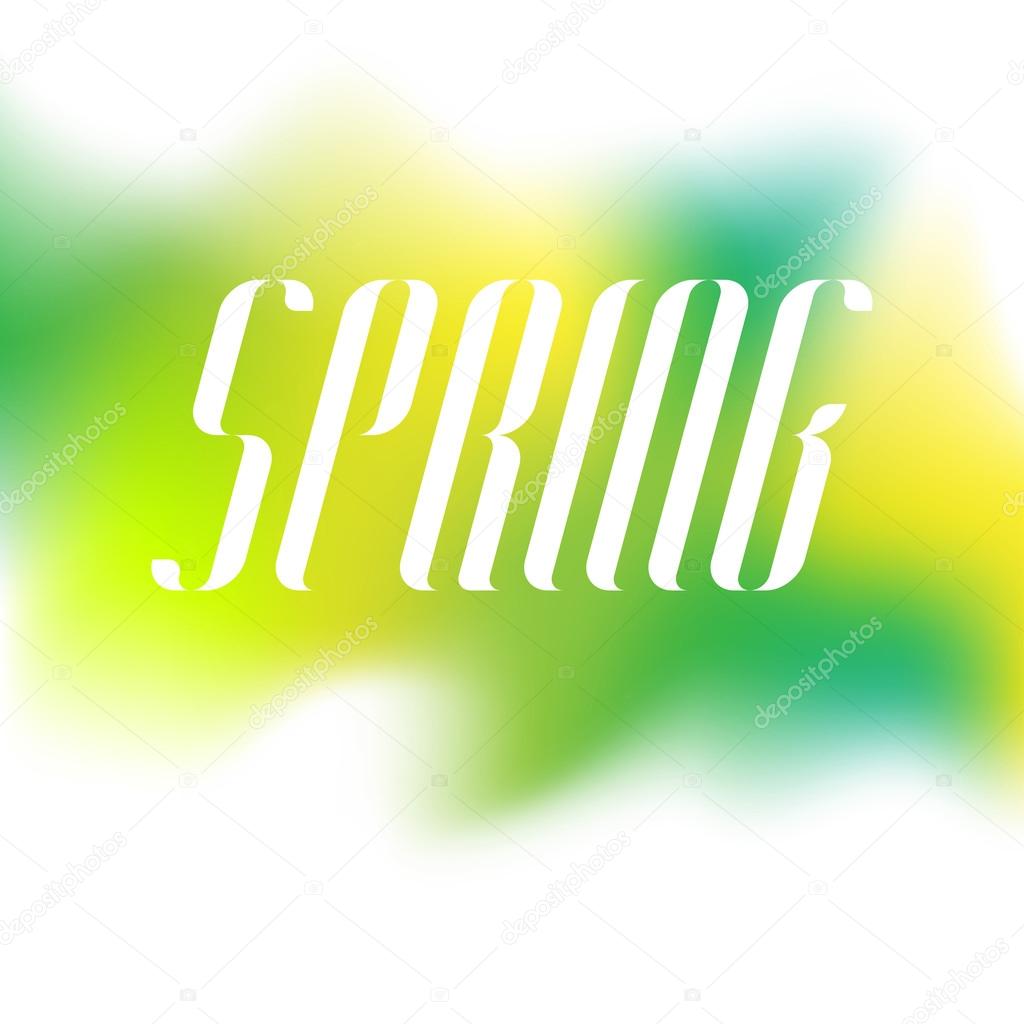 Spring blurred background Stock Vector by ©thebackground 67813815