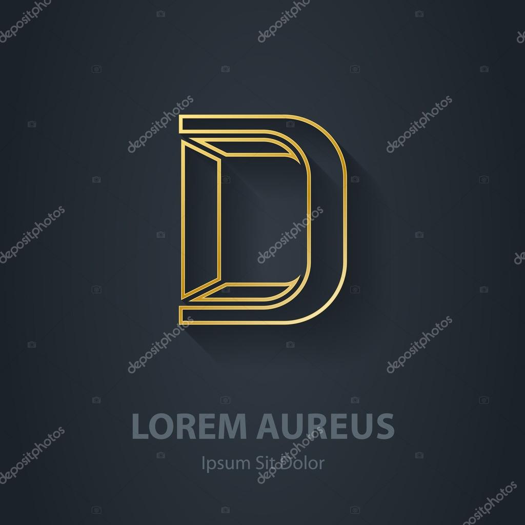 Outline Letter D Stock Vector by ©thebackground 67982299