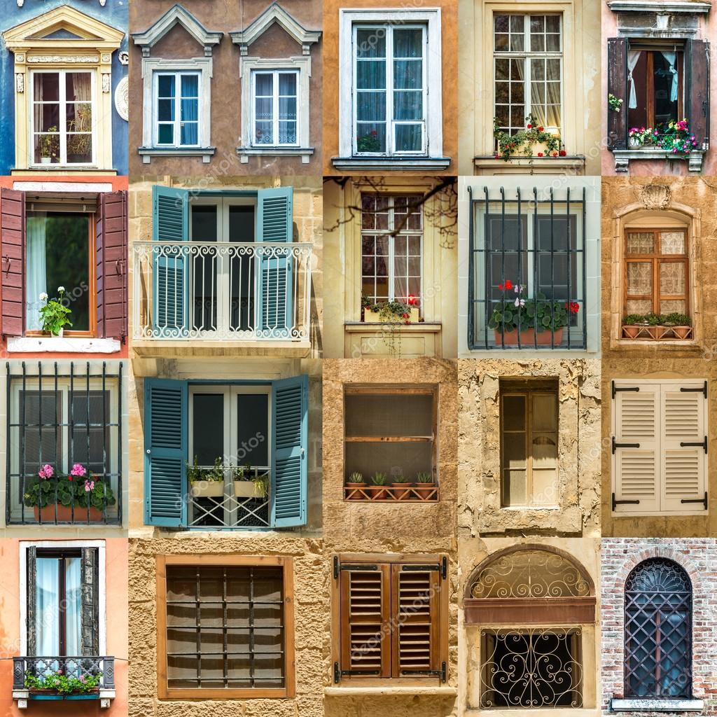 Antique windows — Stock Photo © tan4ikk #74659661