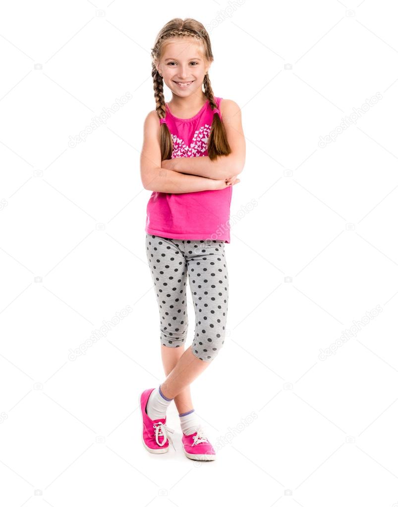 Little Girl Standing Up