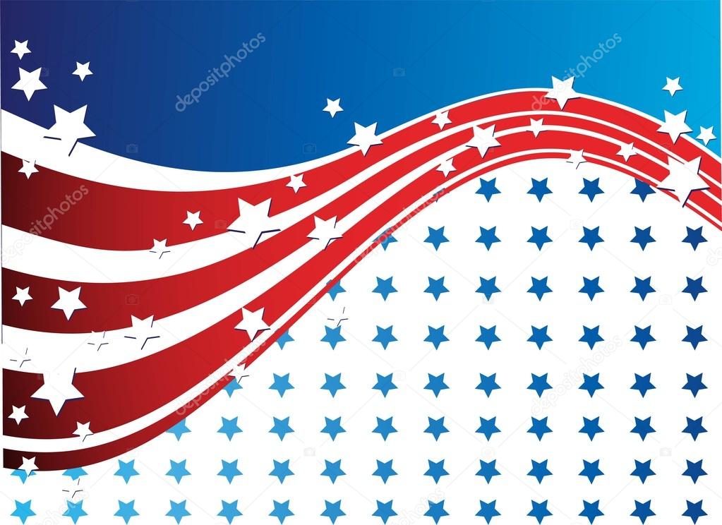 Abstract background with American flag Stock Vector Image by ©natinkabu ...