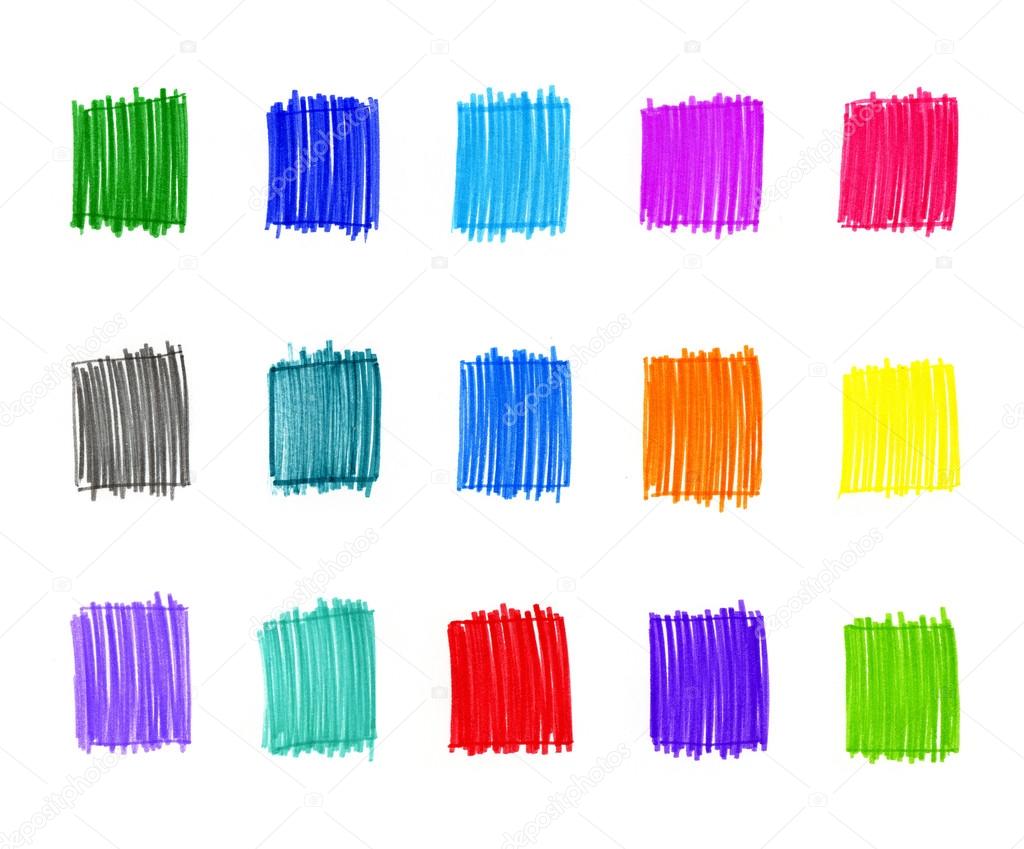 Set of abstract colorful elements — Stock Photo © Dink101 #92468272