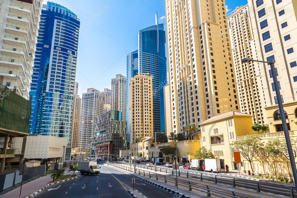 Modern road in Dubai — Stock Photo © bloodua #100258920