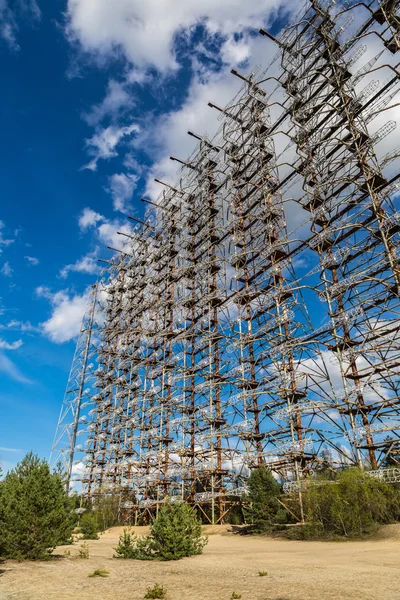 Chernobyl: Duga old soviet radar system Stock Photo by ©enolabrain 78183704