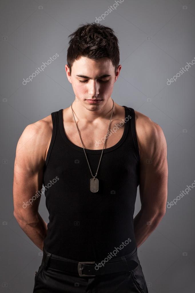 Muscular built man — Stock Photo © bloodua #56251867