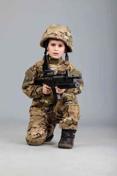 Young boy dressed like soldier Stock Photo by ©bloodua 69267985