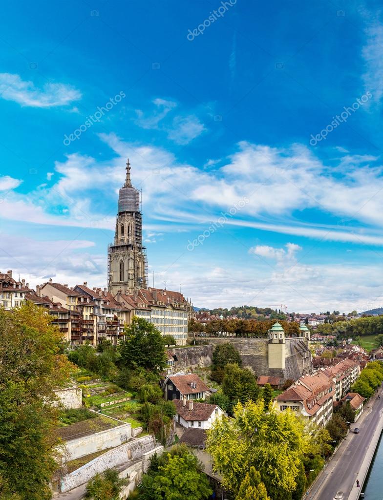 Bern and Berner Munster cathedral Stock Photo by ©bloodua 91946352