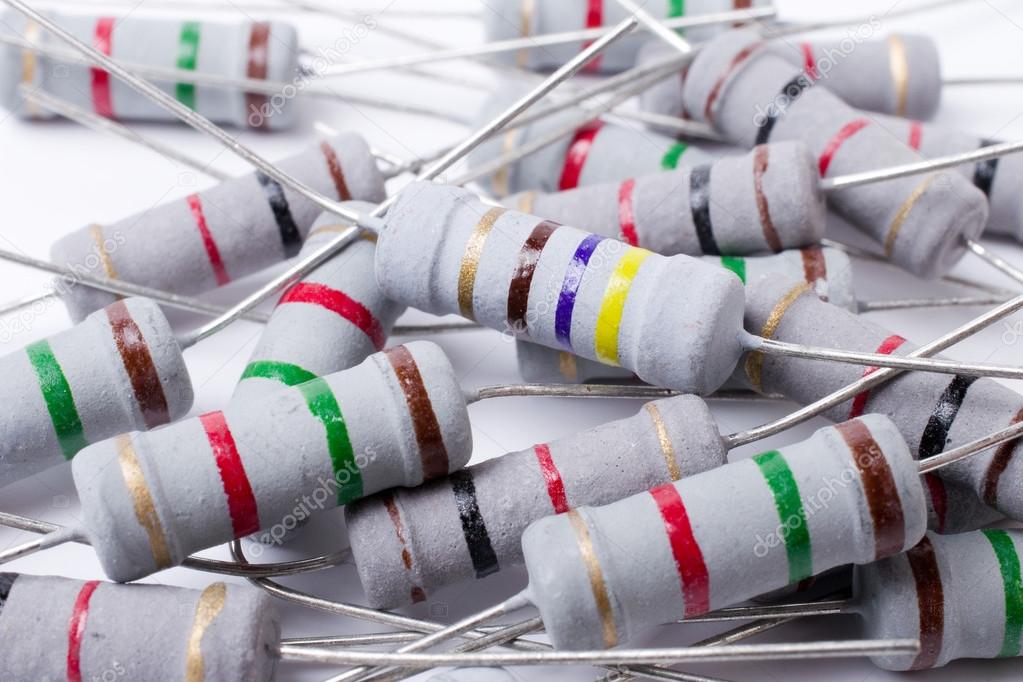 Resistors on white background. ⬇ Stock Photo, Image by © Leonardi ...