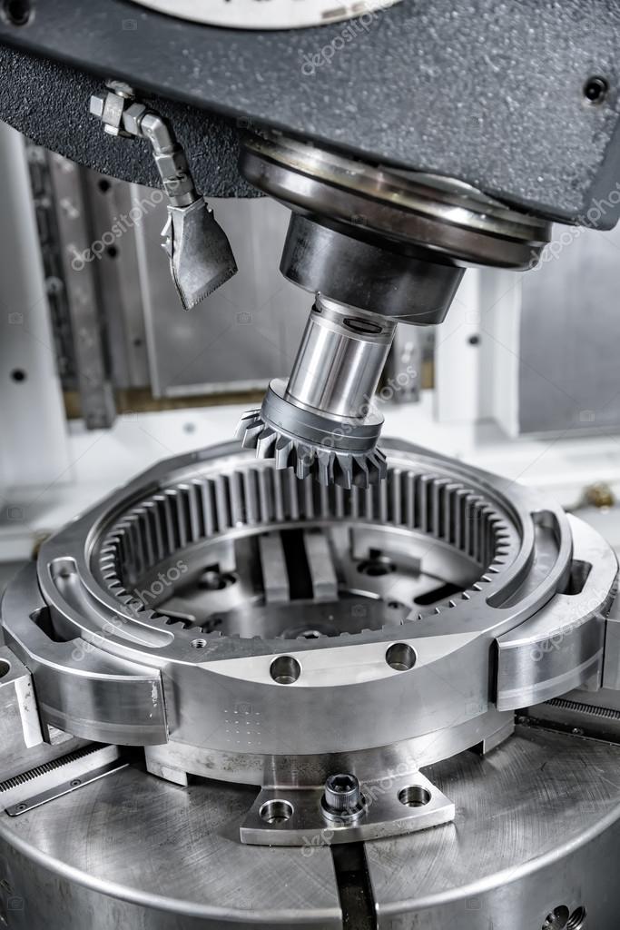 Metalworking CNC milling machine. — Stock Photo © cookelma #111286148