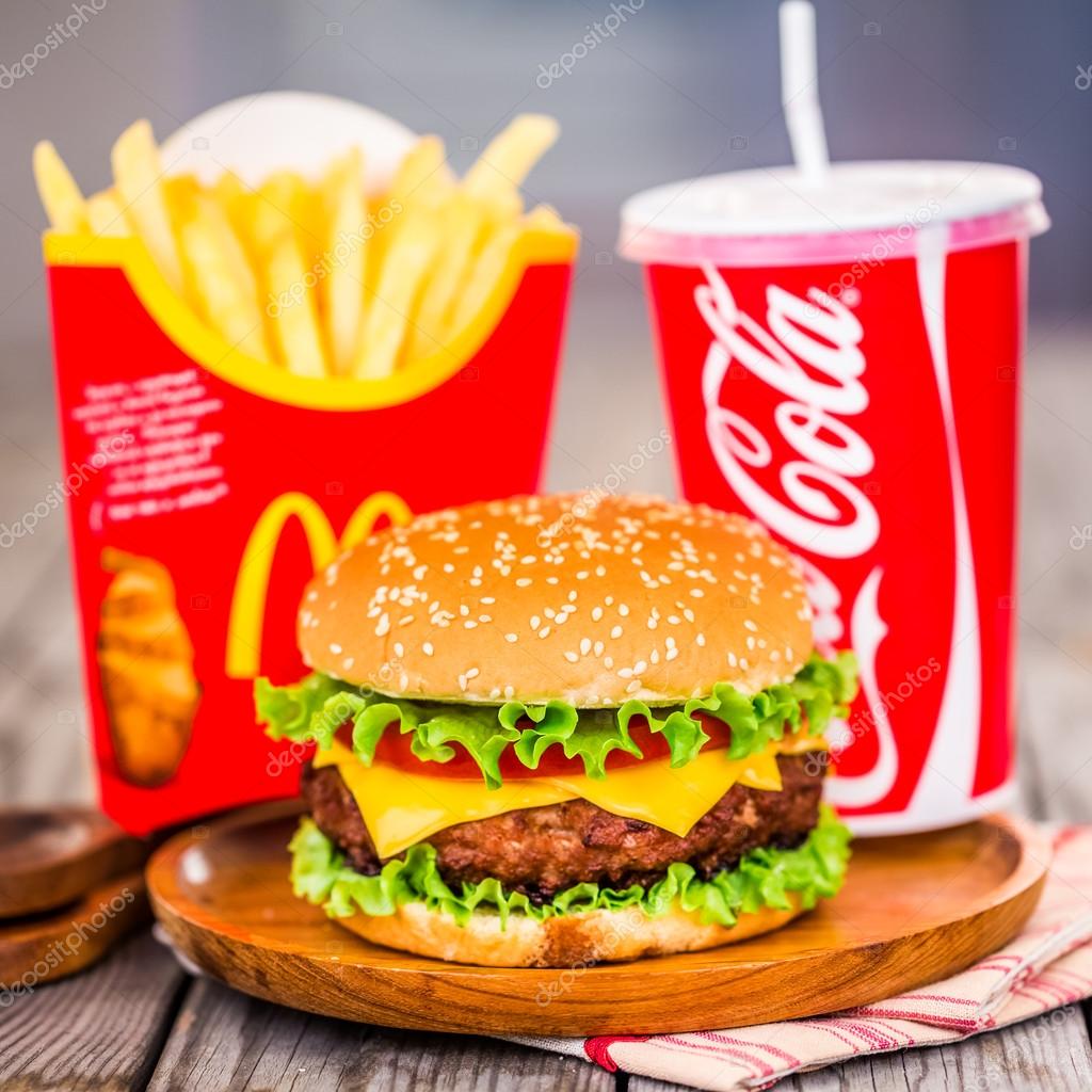 McDonald's food. – Stock Editorial Photo © cookelma #54909385