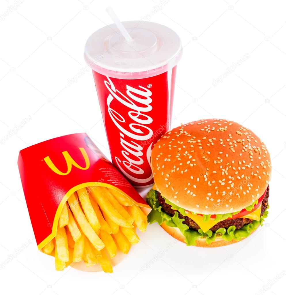 Comida do McDonald's — Fotografia de Stock Editorial © cookelma #54909399