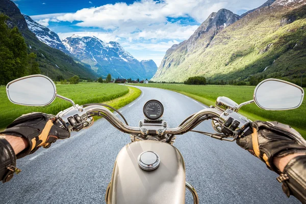 Biker First-person view - Stock Image - Everypixel