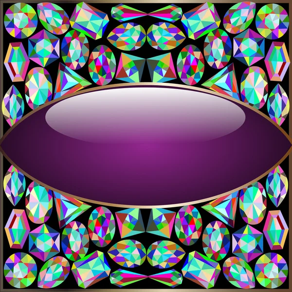 Rhinestone background frame, Royalty-free Rhinestone background frame ...