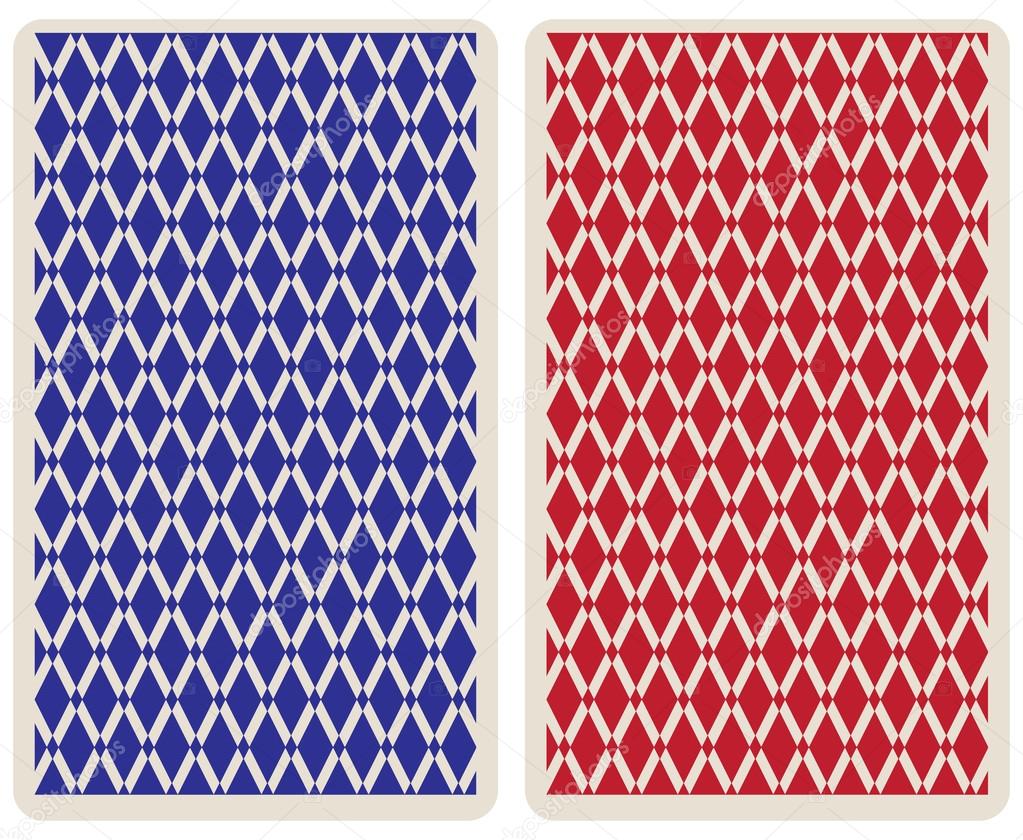 ELI5: Why do playing cards have complex patterns on their back? Wouldn ...