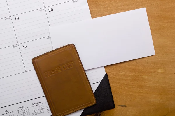 Passport, calendar and blank forms Stock Photo by ©VIPDesignUSA 100273400