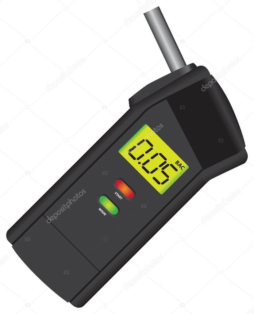 Tester alcohol content in the human body Stock Vector Image by ...