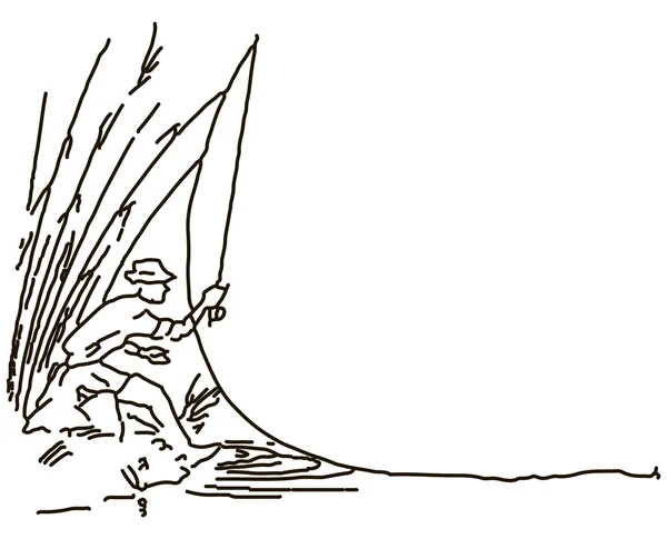 Dynamite Fishing Drawing