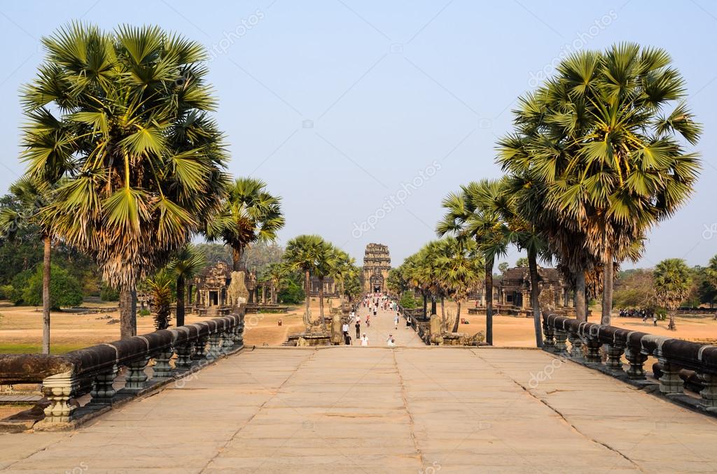 Angkor temple complex — Stock Photo © sergeypeterman #78590126