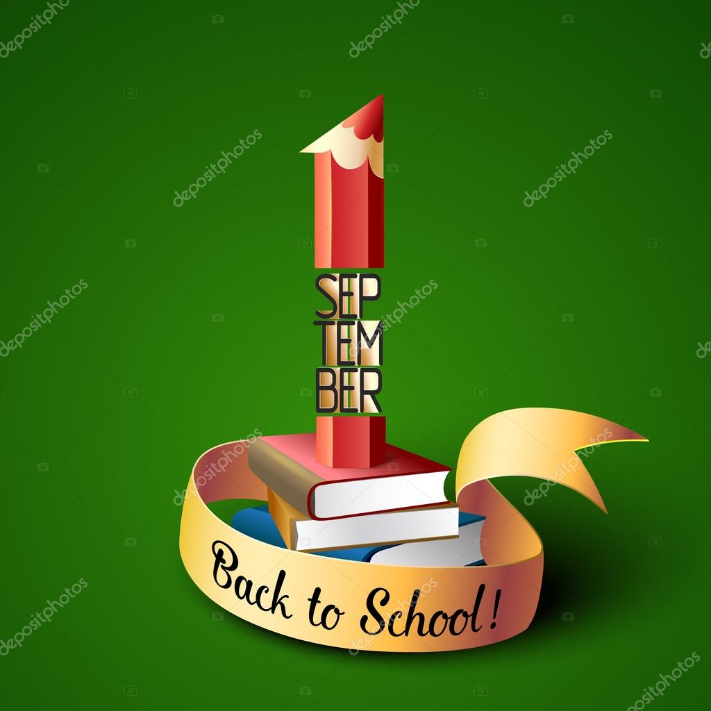September 1st. Back To School background Stock Vector Image by ©Valenty ...