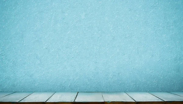 Studio Table Background Blue Wall — Stock Photo © avlntn #421648706