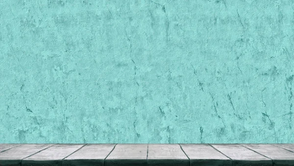 Studio Table Background Blue Wall — Stock Photo © avlntn #421648706