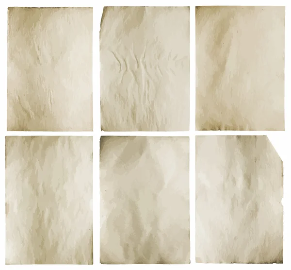 Stack of old papers set Stock Vector Image by ©avlntn #99371952