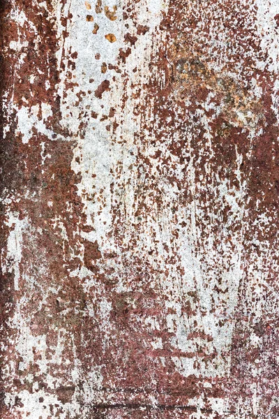 Damaged rust metal surface with corroded white paint texture - Stock ...