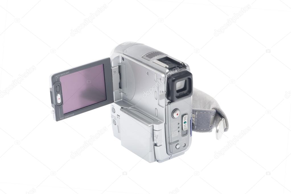 Video camera isolated on white background Stock Photo by ©Nick_Thompson ...