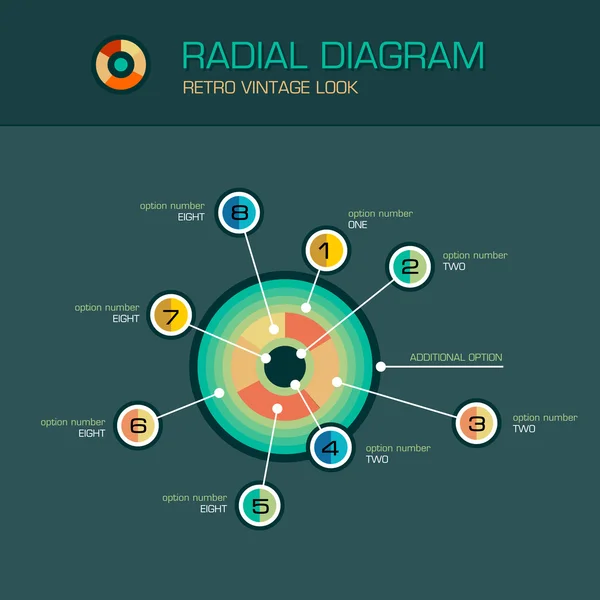 Radial chart Vector Art Stock Images | Depositphotos