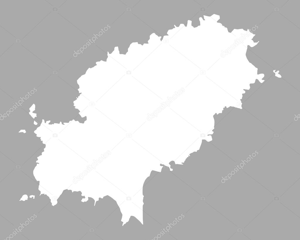 Accurate map of Ibiza Stock Vector Image by ©rbiedermann #102557378