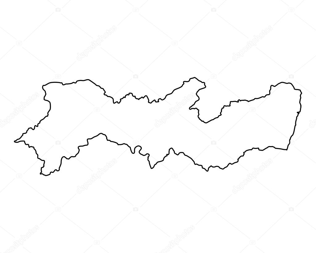 Mapa exacto de Pernambuco Vector de stock #111994368 de ©rbiedermann