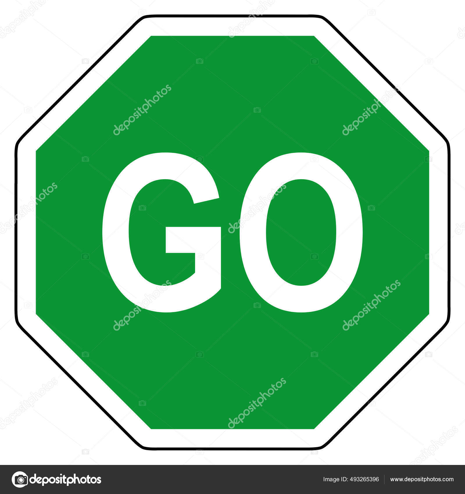 Stop Sign Vector Illustration Stock Vector by ©rbiedermann 493265396 Stop Sign Vector Illustration Stock Vector by ©rbiedermann 493265396